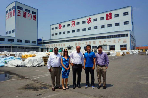 Sales directorof EXXONMOBIL come to visit-News-LUGUAN Plastic